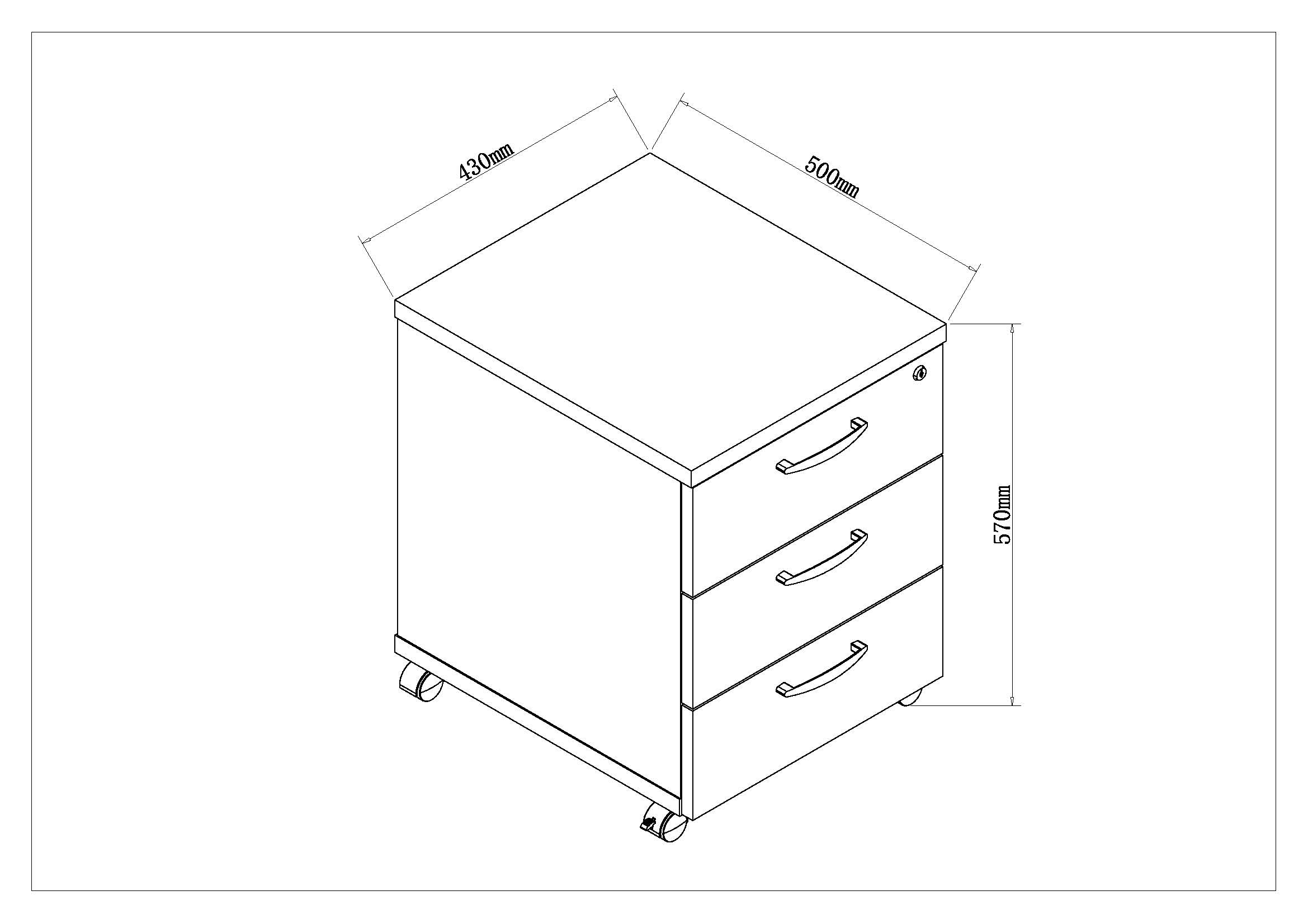 Impulse Mobile Pedestal – Dynamic Office Solutions