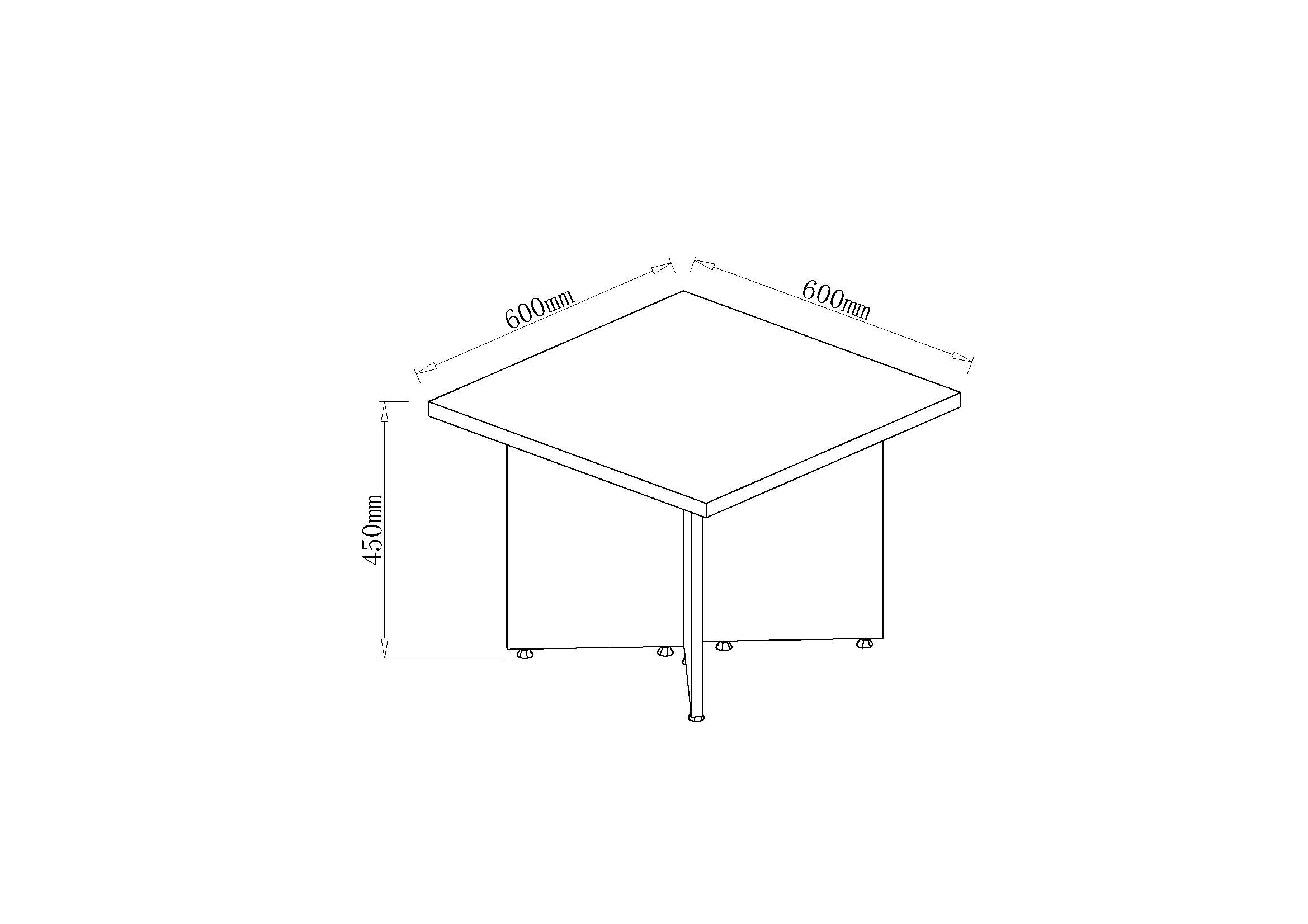 Impulse Coffee Table Arrowhead Leg – Dynamic Office Solutions