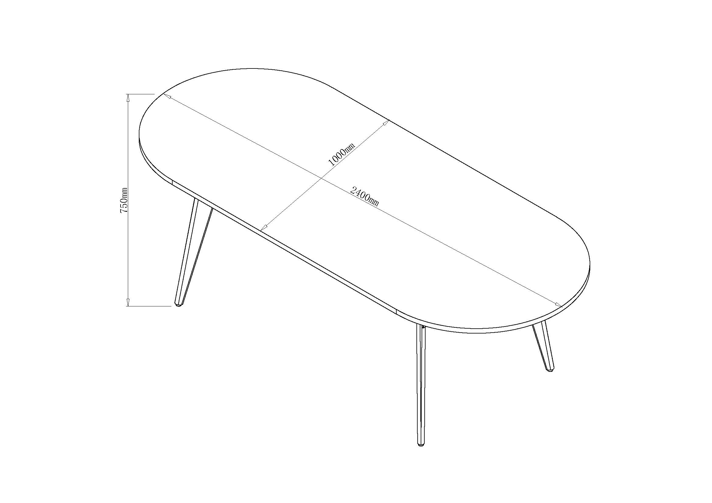 Oslo Oval Boardroom Table – Dynamic Office Solutions